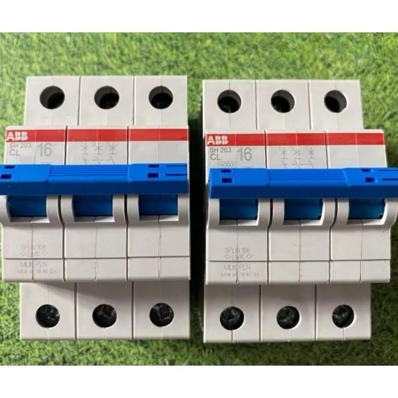 Jual MCB PLN ABB SH203 3Phase modif reques anti jeglek | Shopee Indonesia