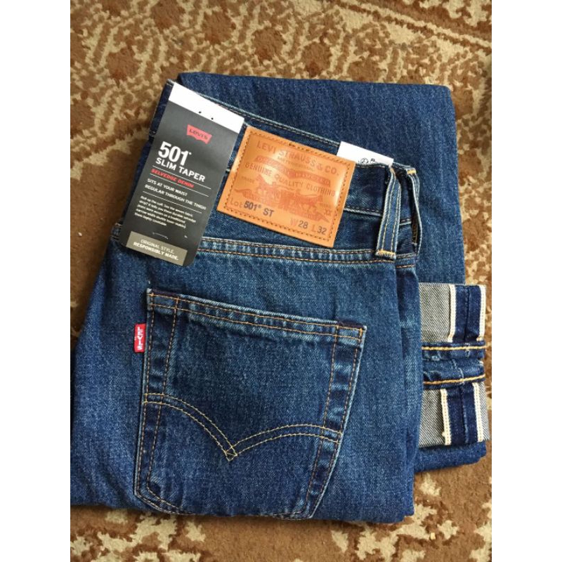 Jual Levi' s 501 Slim Taper Fit Selvedge | Shopee Indonesia