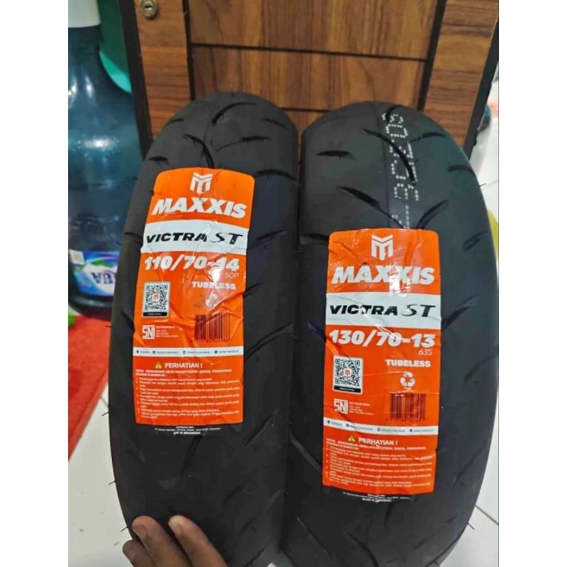 Jual Ban Motor NMAX Sepasang Depan 110/70-13 Belakang 130/70-13 Merk ...