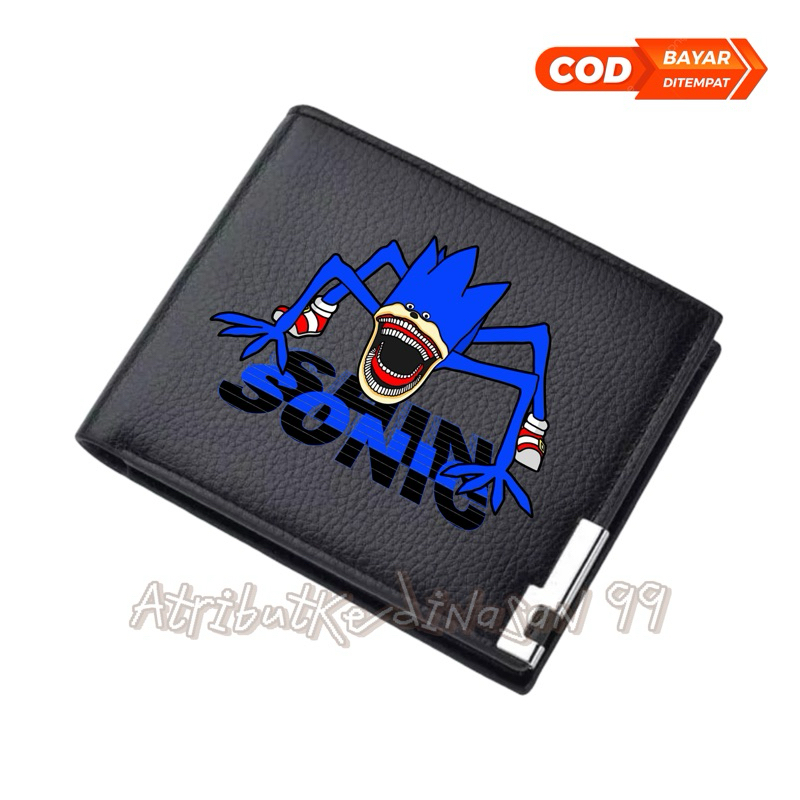 Jual Dompet SONIC Shin The Hedgehog BISA COD FREE NAMA | Shopee Indonesia