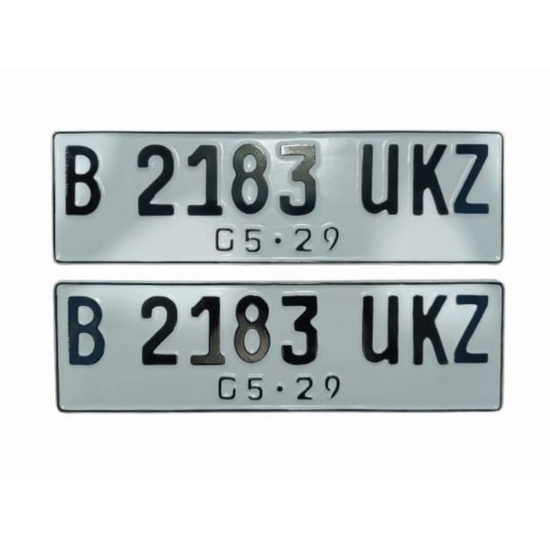 Jual [SUDAH TERSEDIA] Plat Nomor Untuk Mobil Ukuran Standar Font ...