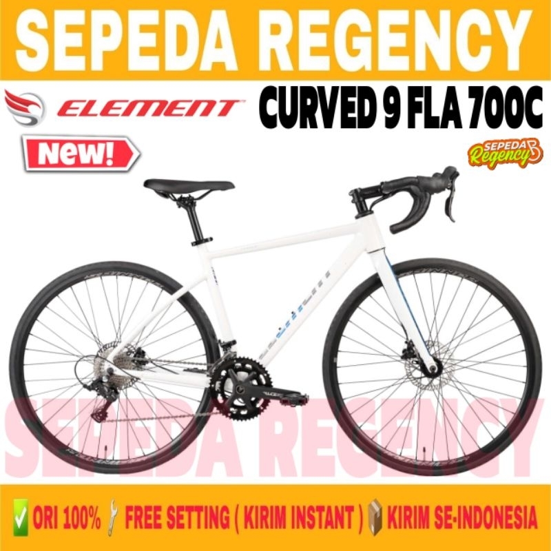 Jual Sepeda ROADBIKE ELEMENT CURVED 9 LFA 700C 18 Speed Alloy Sepeda ...