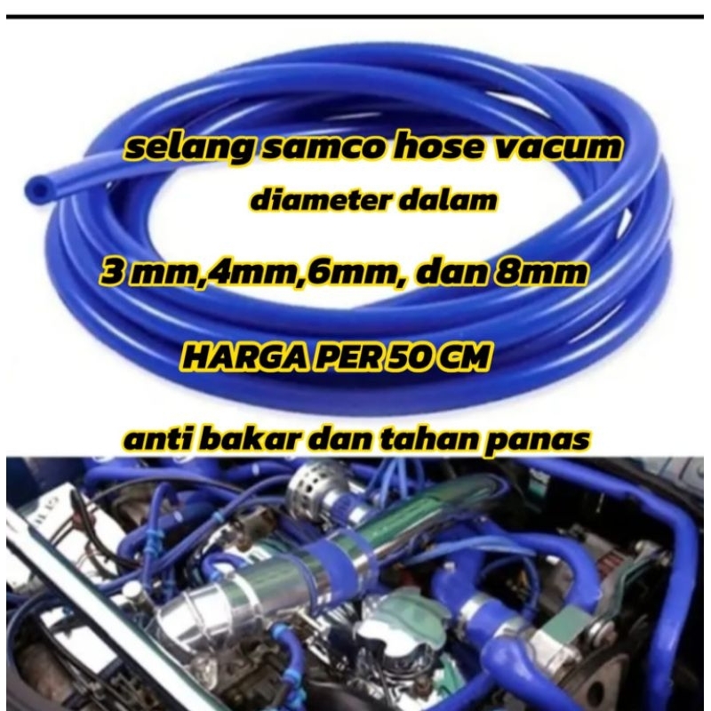 Jual selang samco Hawai vacum,tahan suhu panas,dengan diameter dalam 3mm,4mm,6mm dan 8mm harga ...