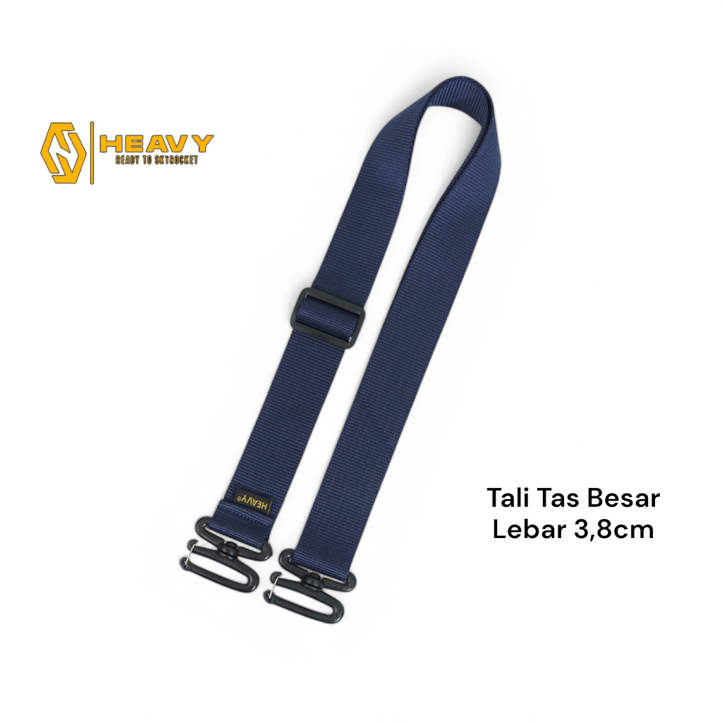 Jual Tali Tas Webbing Strap Nylon Polyester Besar 3,8cm 5 Warna • Tali ...
