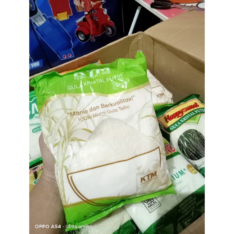 Jual GULA PASIR KTM 1KG+PACKING KARDUS | Shopee Indonesia
