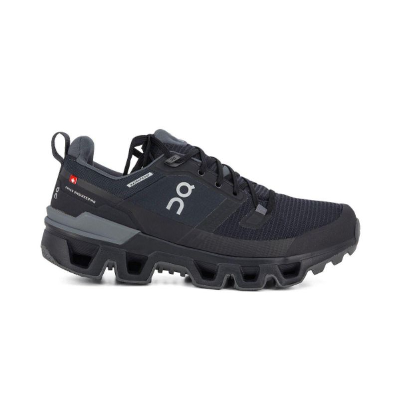Jual Sepatu ON RUNNING CLOUD WONDER WATERPROOF - BLACK GREY | Shopee ...