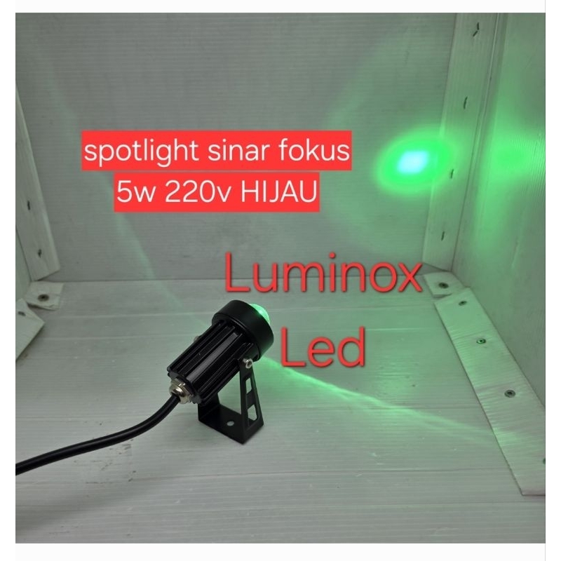 Jual lampu taman fokus led cree 5w 5watt / spot light dinding led 5 ...