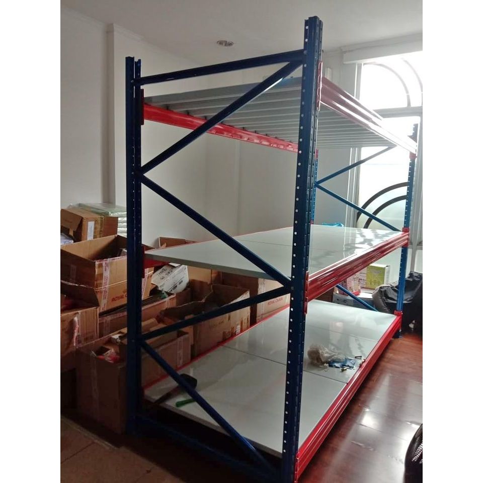 Jual Rak Gudang Shelving Heavy Duty (P247 L 100cm) Kapasitas 1000Kg/ 1 ...
