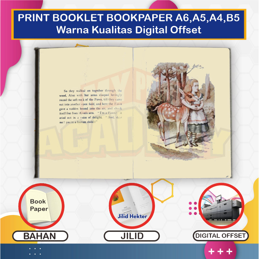 Jual CETAK BOOKLET / PRINT BOOKLET FULL COLOR A4 B5 A5 A6, STAPLES ...