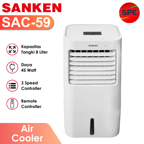 Jual AIR COOLER SANKEN KAPASITAS 8 LITER SAC-59 / SAC59 GARANSI RESMI ...