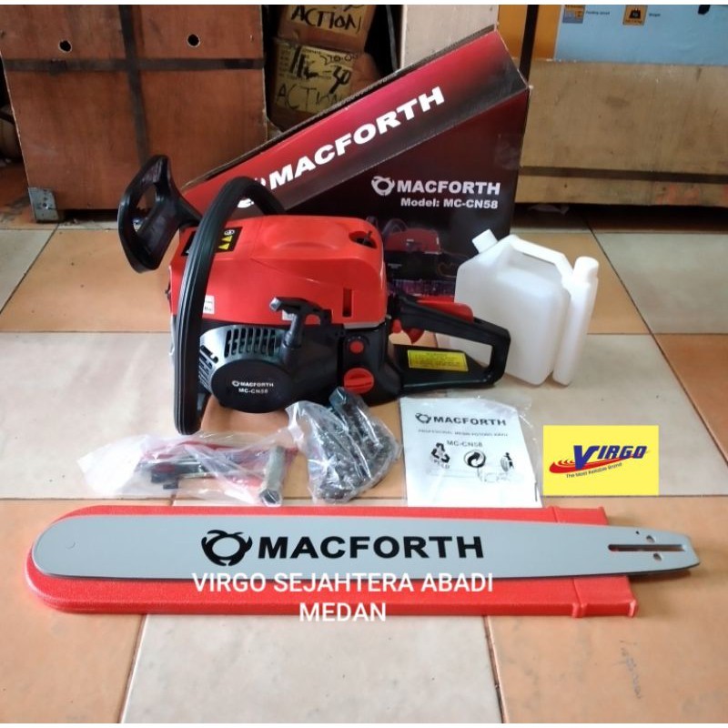 Jual MC-CN58 MESIN CHAINSAW CHAIN SAW GERGAJI POTONG KAYU 22" INCH ...