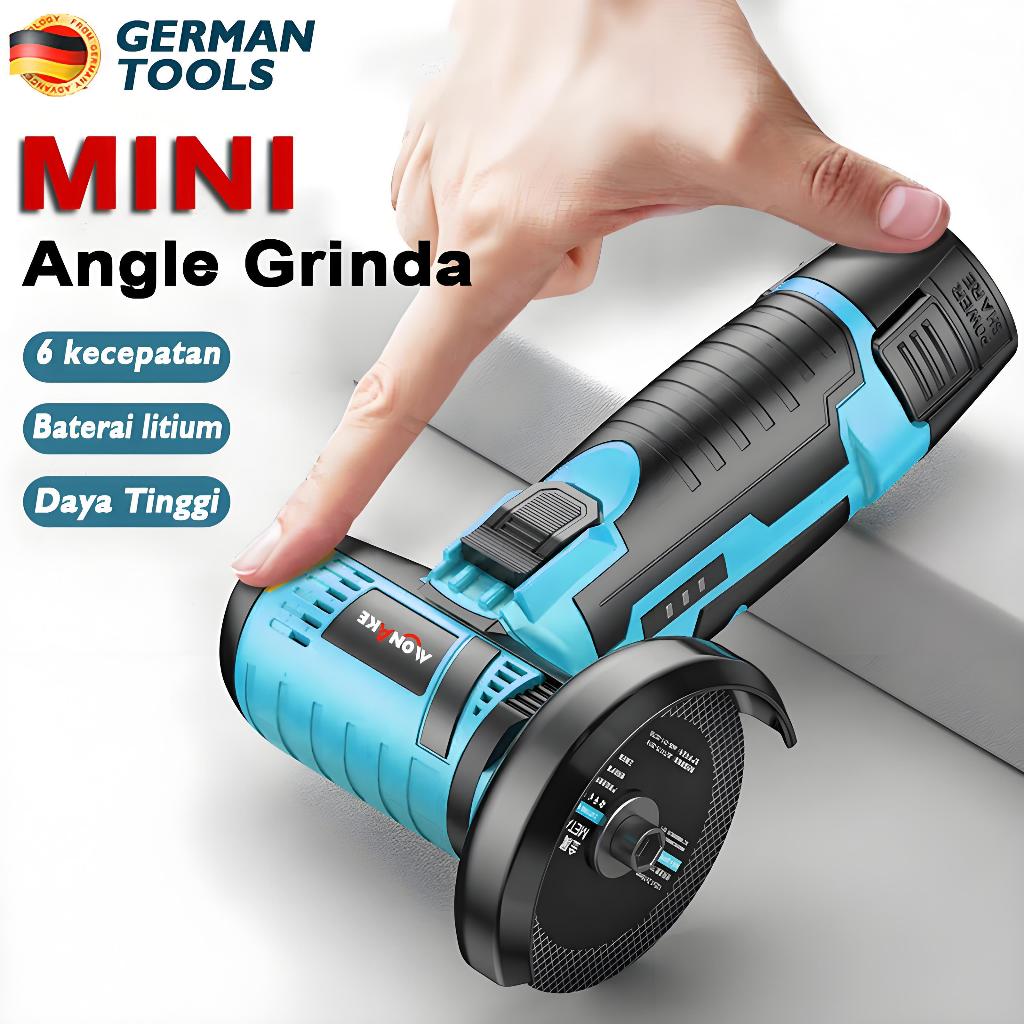 Jual German tools Brushless Angle Grinder 18V Mesin Gerinda Tangan Alat ...
