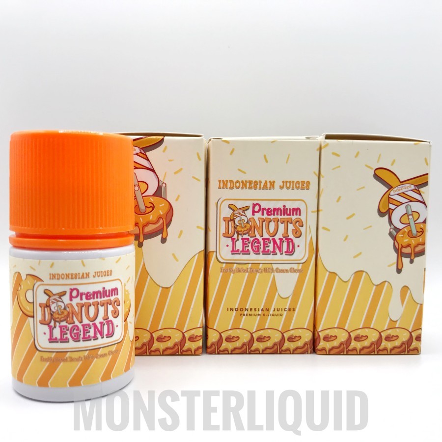 Jual PREMIUM DONUTS LEGEND DONAT CHEESE BY INDONESIAN JUICES 3MG 6MG ...