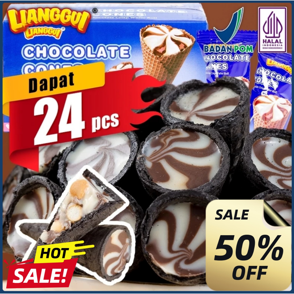 Jual [Hampers/Gift] [Pengiriman 24 jam] Lianggui HALAL Chocolate Cones ...