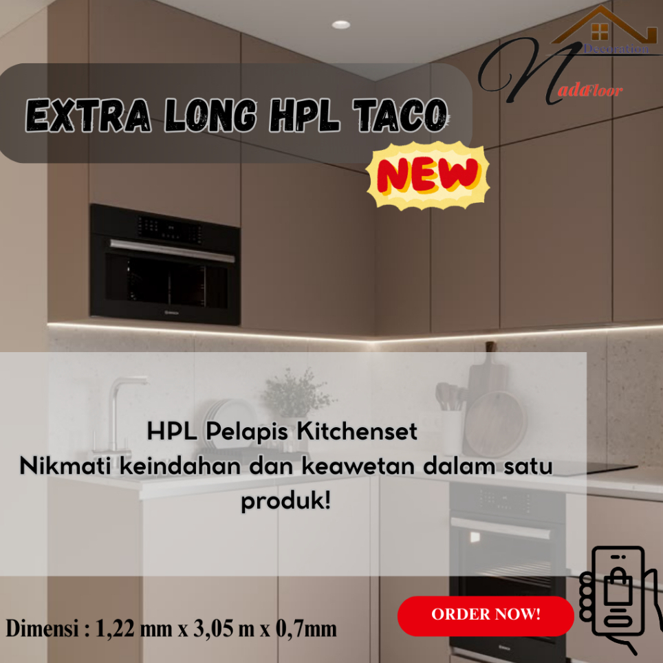 Jual HPL taco extra long terbaru | HPL motif kayu, polos dan marmer ...