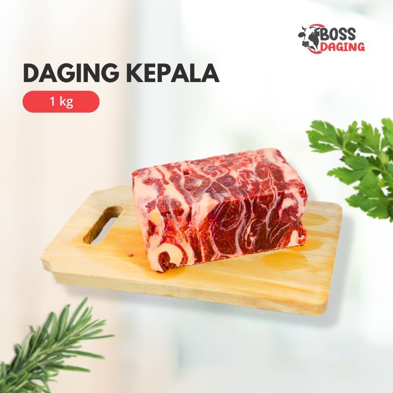 Jual Daging Kepala Sapi 1kg Premium Beef Head Meat Soto Sop Rawon ...