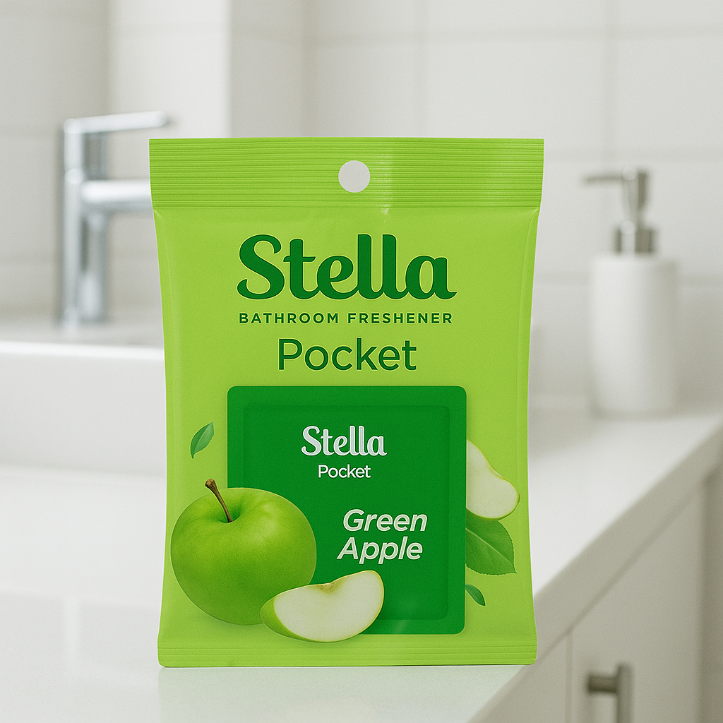 Jual Stella Bathroom Freshner Pocket Green Apple 10 gr / Stella ...