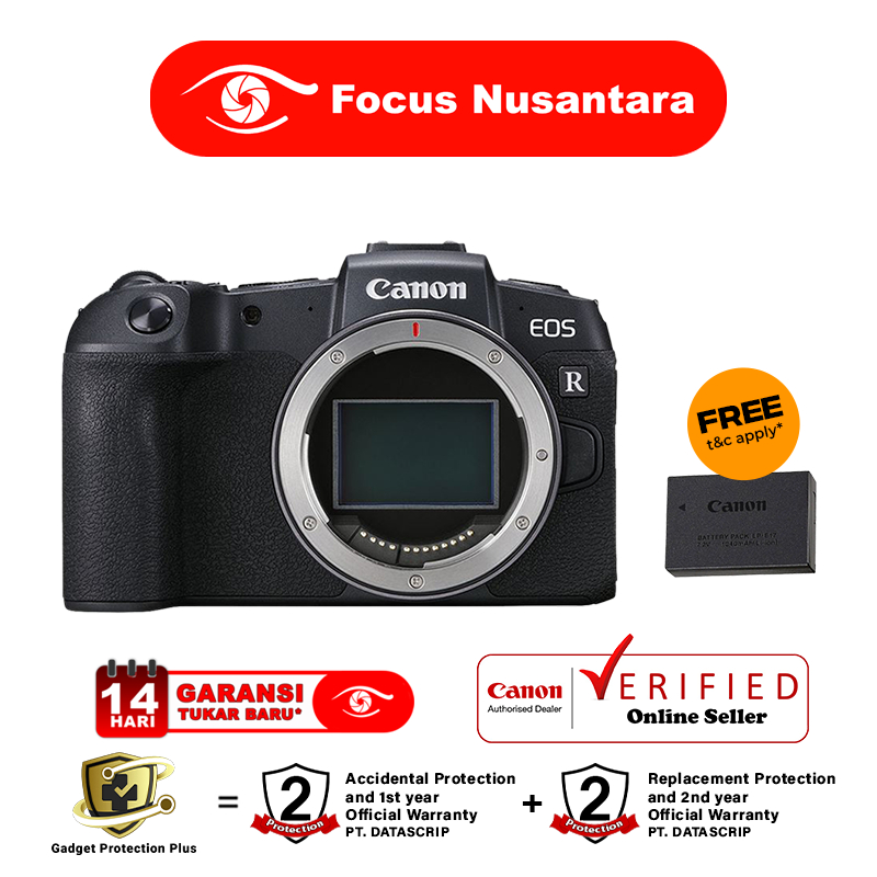 Jual Canon EOS RP Body Kamera Mirrorless Garansi Resmi | Shopee Indonesia