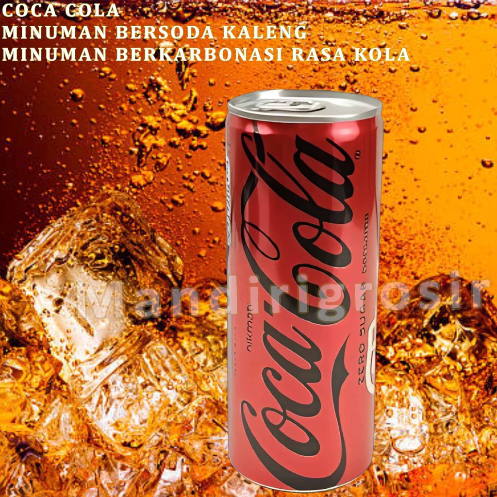 Jual Minuman Kaleng Bersoda * Zero Coca Cola * Minuman Berkarbonasi ...