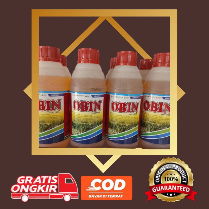 Jual OBIN Herbisida obin obat rumput obin 1Liter | Shopee Indonesia