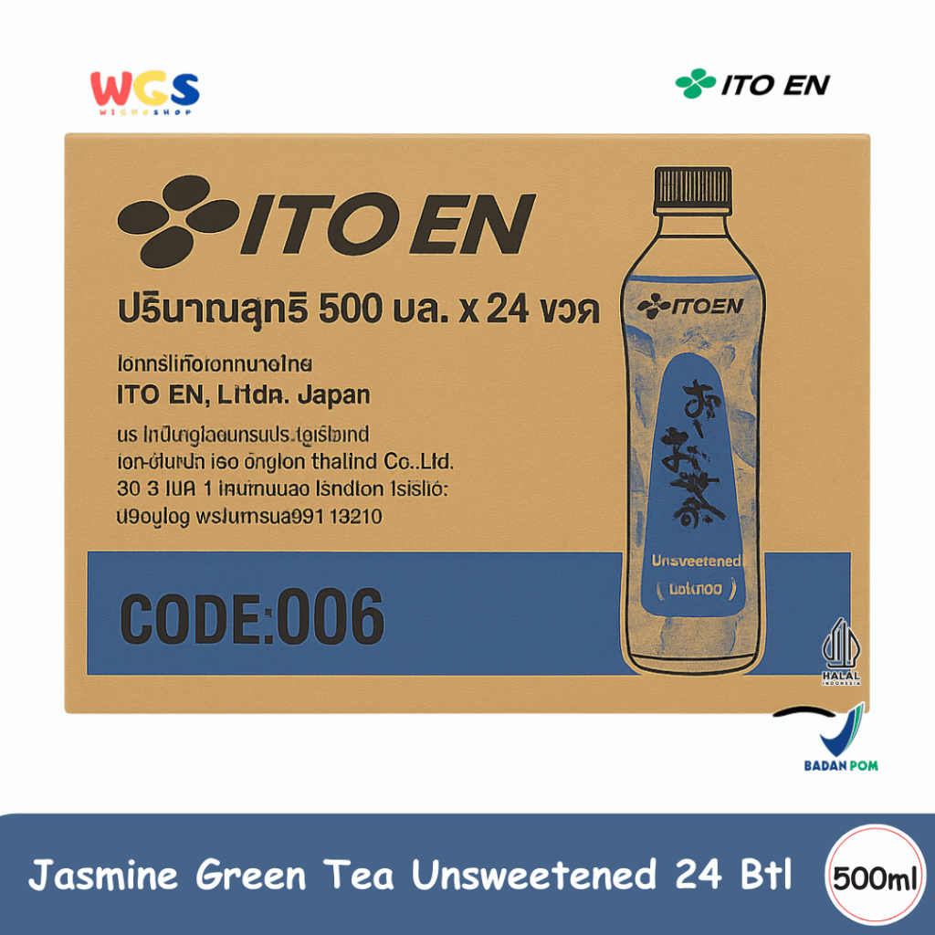 Jual ITO EN Jasmine Green Tea Unsweetened 500mL x 24 – Teh Hijau Melati Jepang Tanpa Gula ...