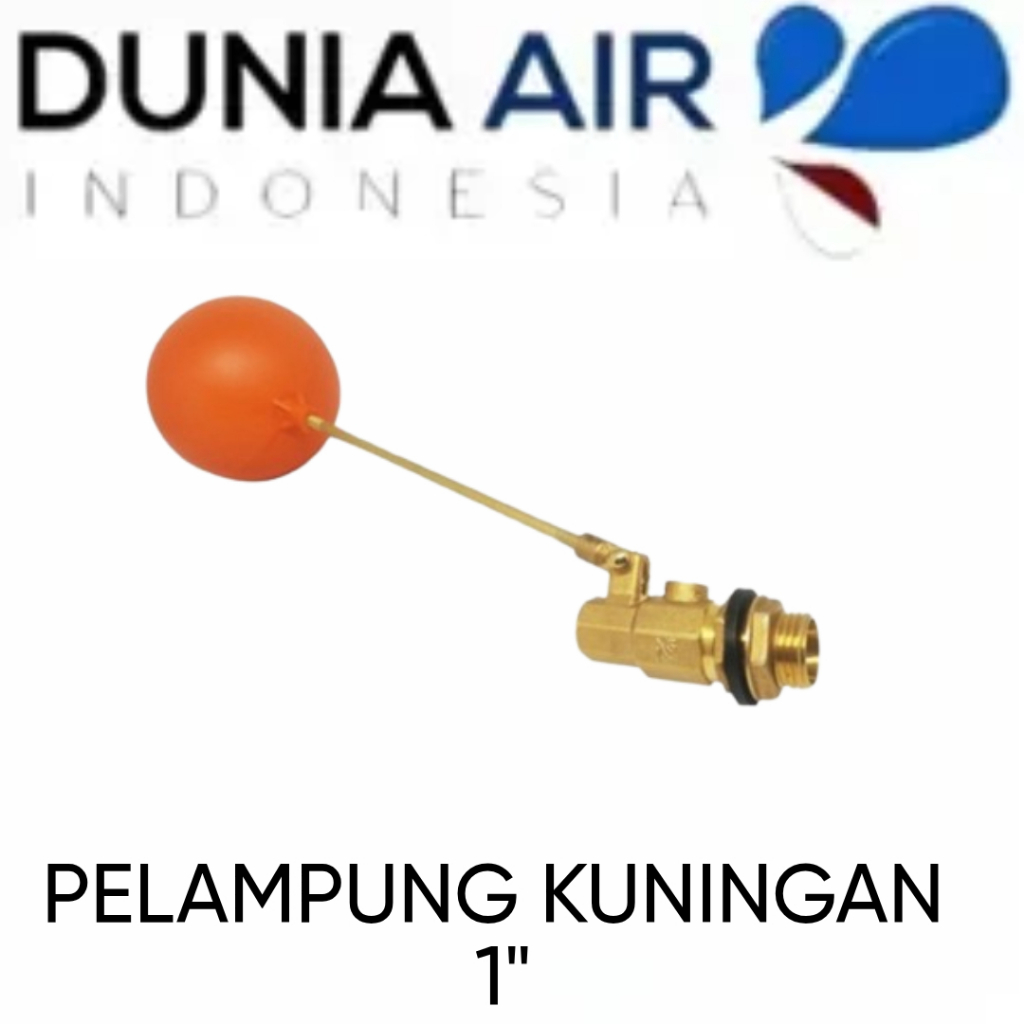 Jual Pelampung Tangki Air 1 Inci Kuningan l Floating Valve Toren ...