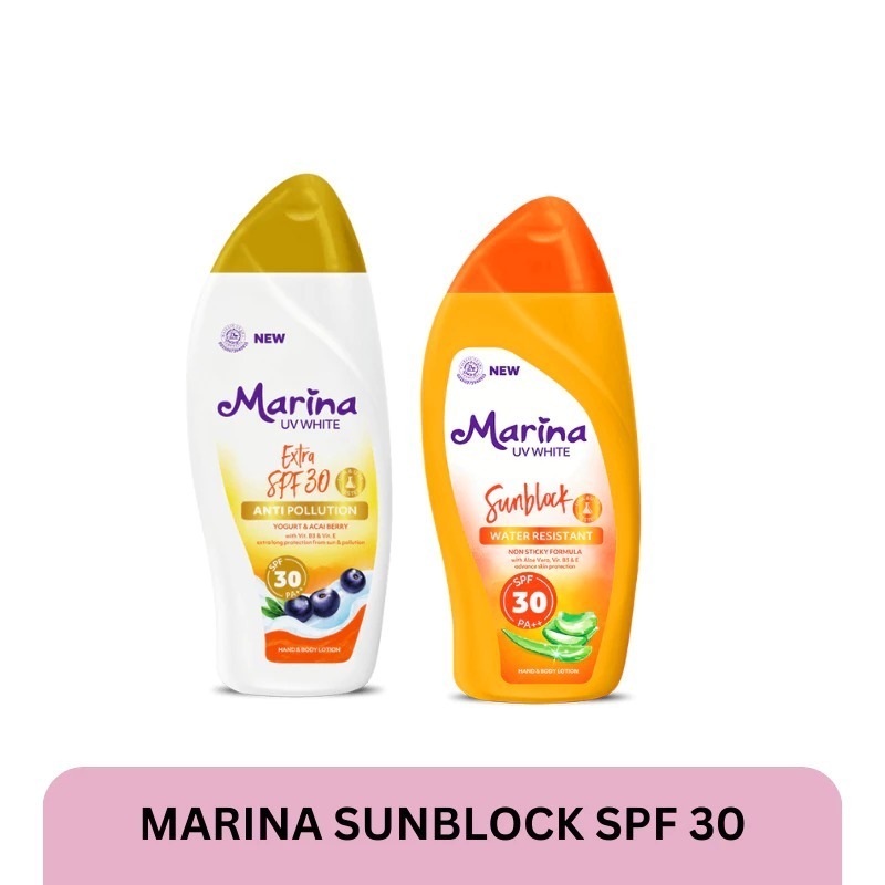 Jual Marina UV White Sunblock Lotion SPF 30 - Marina Extra Spf 30 - Lotion UV - Rumah Cantikkk ...
