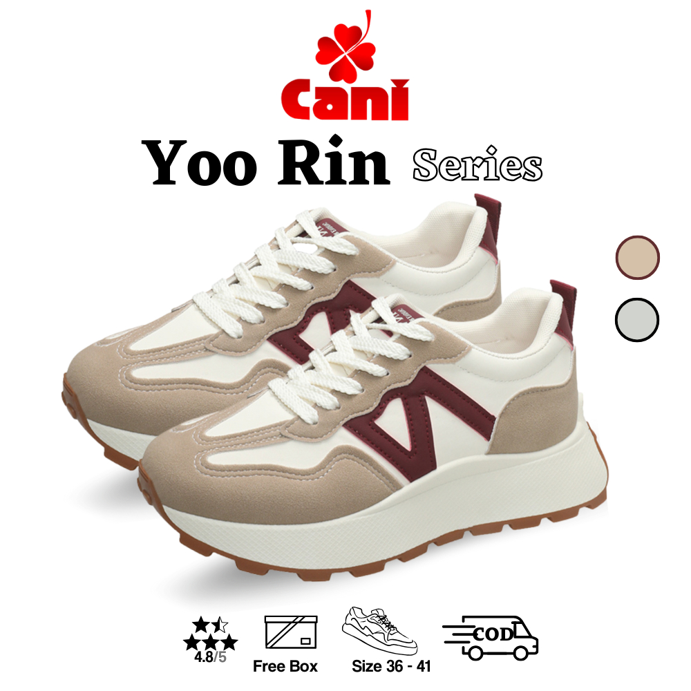 Jual Cani "Free Box" (Size 36 - 41) Yoo Rin Sepatu Sneakers Kets Wanita ...