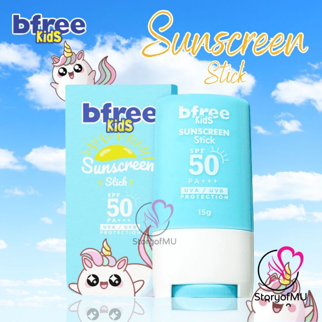 Jual ️ StoryofMU ️ BFREE Kids Suncreen Stick SPF 50+ Dengan UVA Dan UVB ...