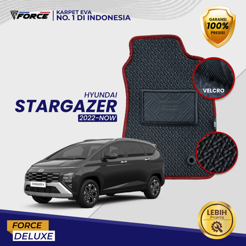 Jual CUSTOM Karpet Mobil HYUNDAI STARGAZER tipe Deluxe Alas Kaki Mobil ...
