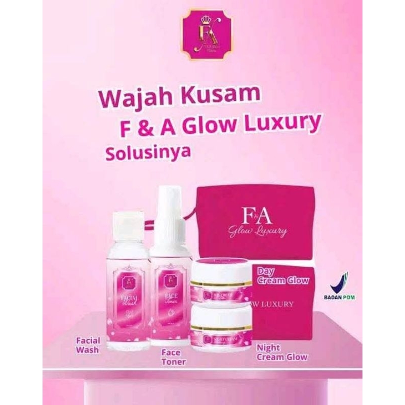 Jual F&A Skin Glow Paket Wajah Lengkap FA Glow Skincare FA GLOW / FA ...
