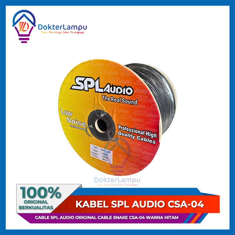 Jual Kabel SPL Audio Cable Snake CSA-04 Hitam Eceran Per Meter | Shopee ...