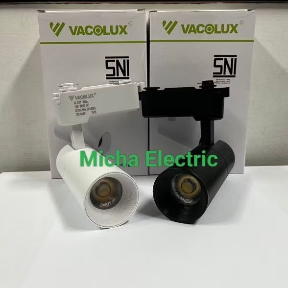 Jual Vacolux LED Track Rell COB 15W Indoor/ Lampu Spotlight Rell Track ...