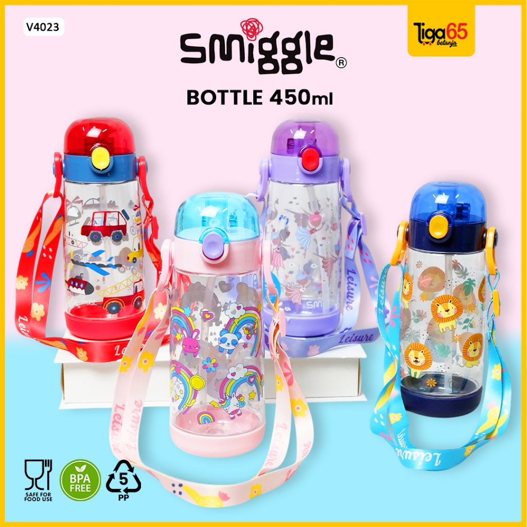 Jual Botol Minum Smiggle Botol Air Anak Sekolah Karakter Lucu BPA FREE ...