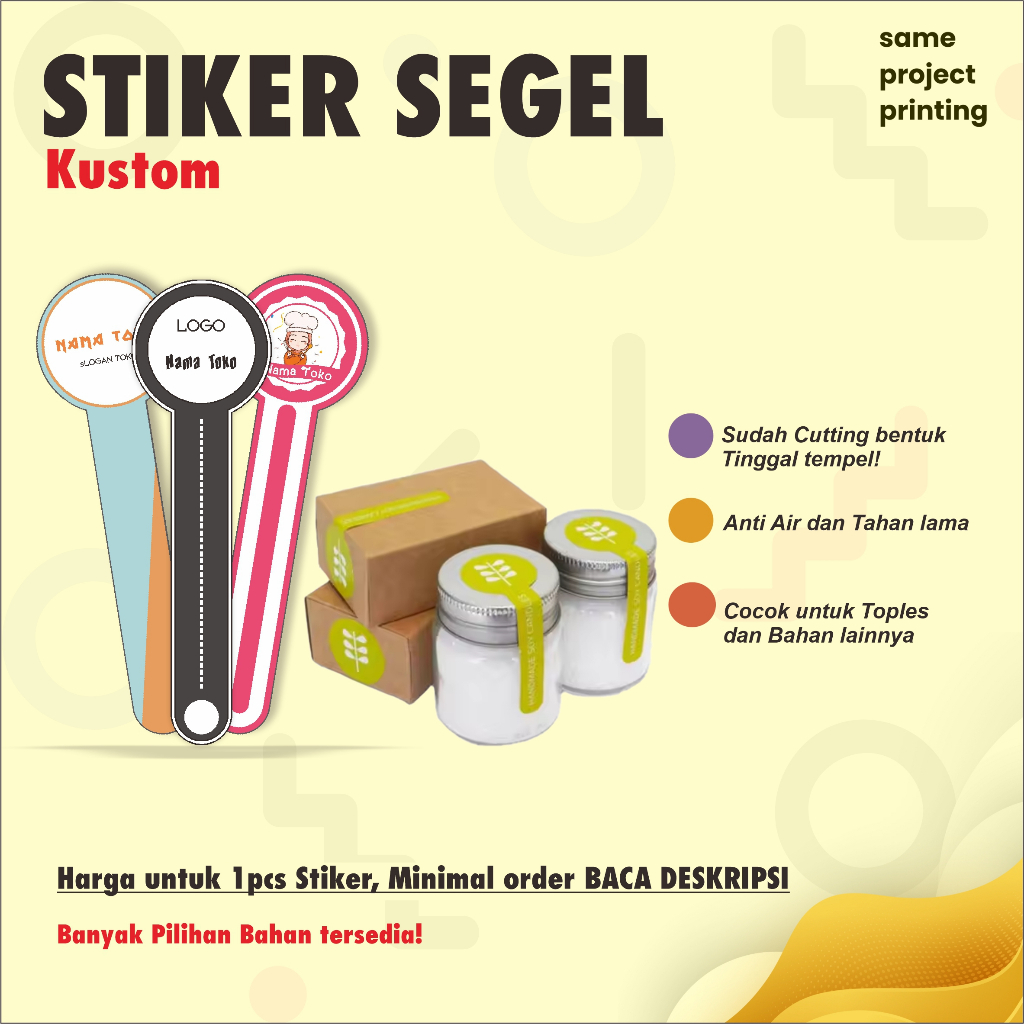 Jual Sticker Thank You Custom - Stiker Segel Custom | Cetak Sticker ...