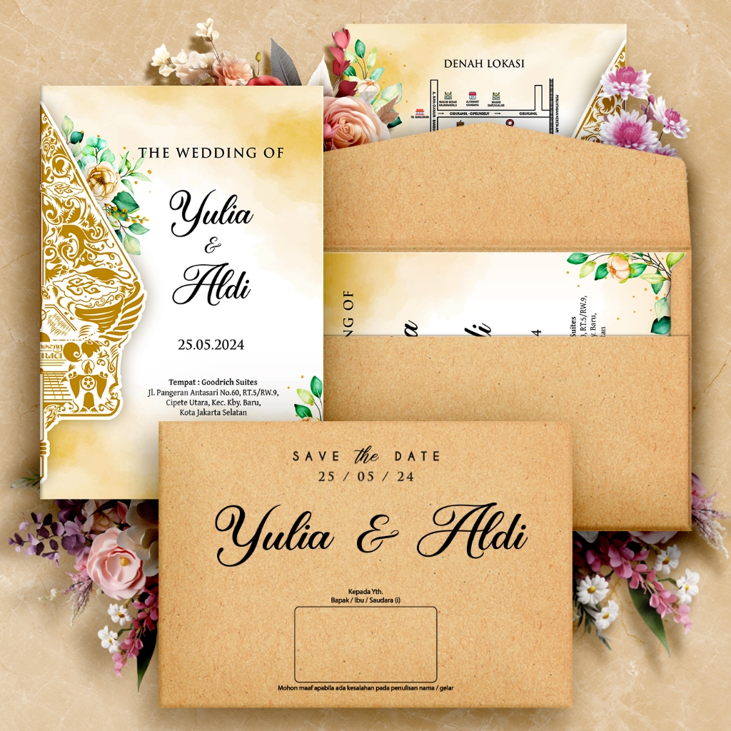 Jual Undangan + Amplop. Tema Adat Jawa, Adat Sunda, Undangan Pernikahan ...
