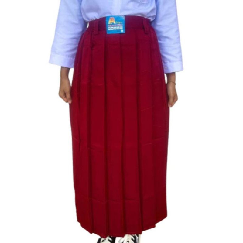 Jual ROK PANJANG Sekolah SD Rempel Seragam Sekolah SD MI MERAH PUTIH HITAM COKLAT HIJAU | Shopee ...