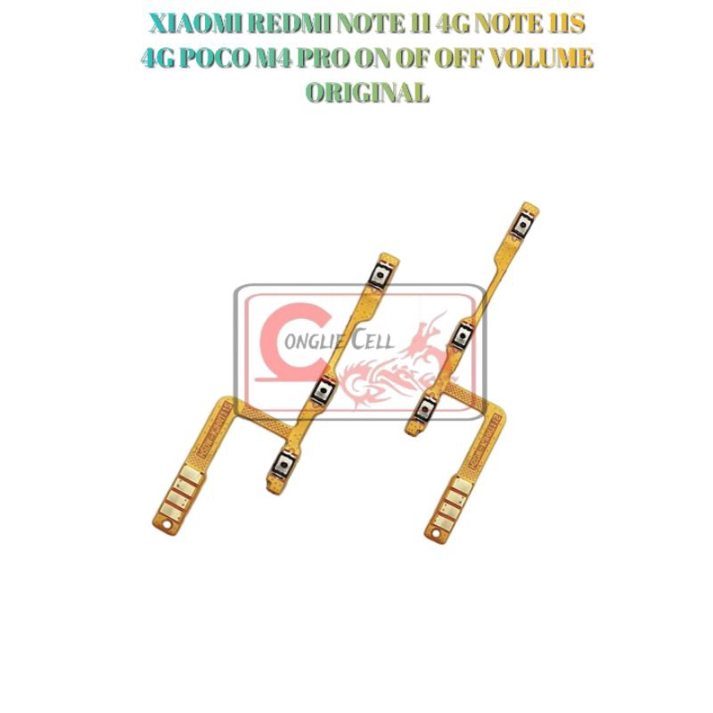 Jual FLEXIBEL ON / OFF + VOLUME - / + XIAOMI REDMI NOTE 11 4G / NOTE ...