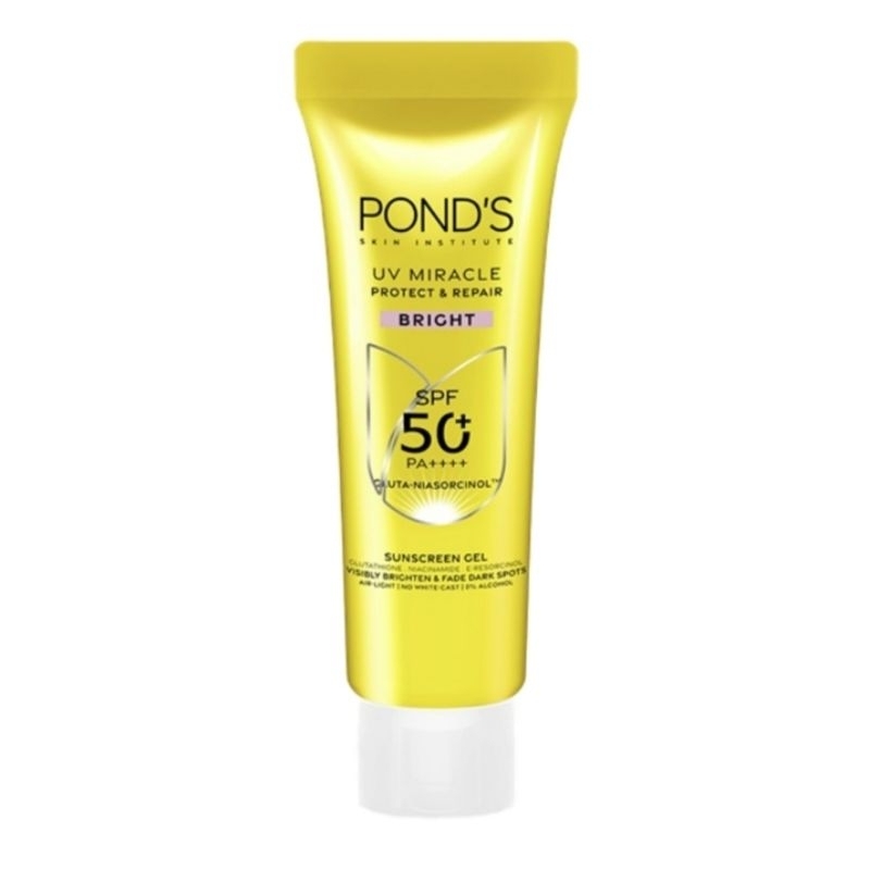 Jual Pond's UV Miracle Bright Sunscreen wajah gel SPF 50 15g | Shopee ...