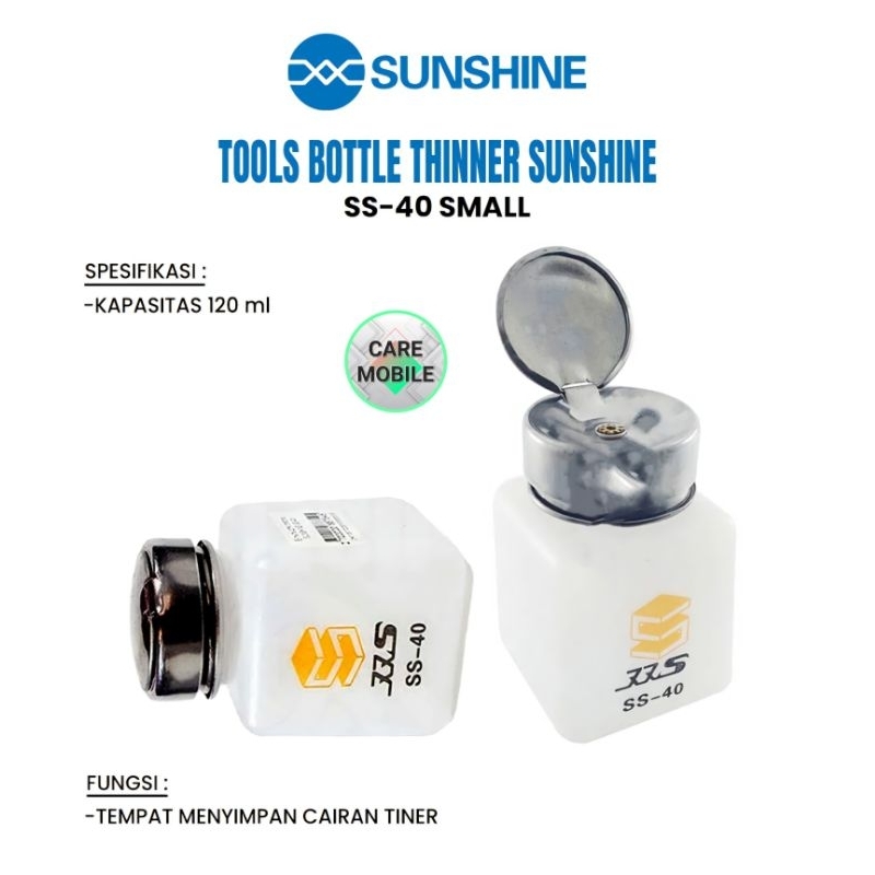 Jual BOTTLE THINNER SMALL SUNSHINE SS-40 | Shopee Indonesia