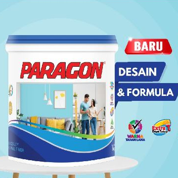 Jual Cat Tembok Paragon Putih 1kg Cat Interior, Dinding, Plafond ...