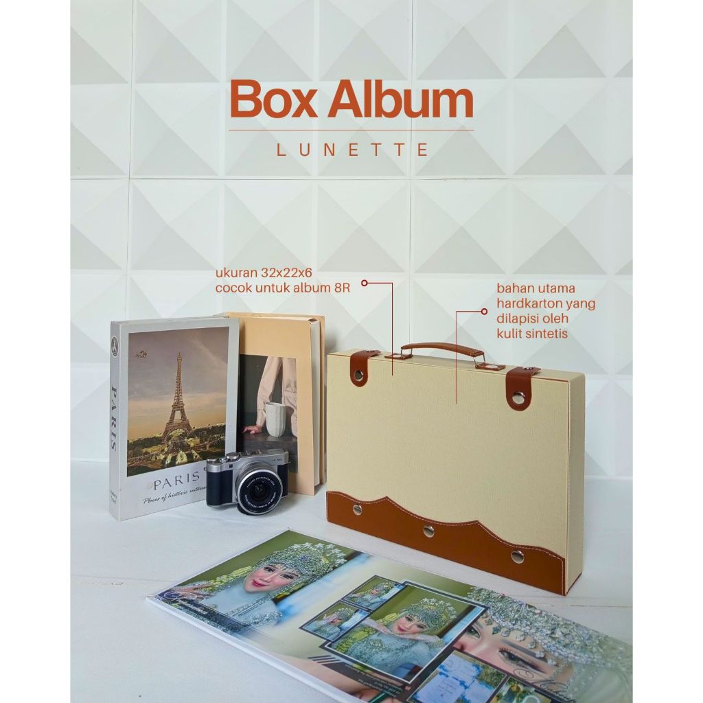 Jual Kotak Album Magazine Wedding | Box Album Bahan Kulit Sintetis ...