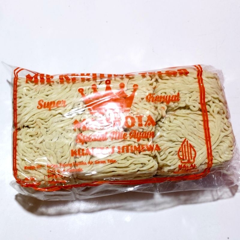 Jual MIE AYAM MAHKOTA ISI 6 PORSI BERAT 500GRAM | Shopee Indonesia