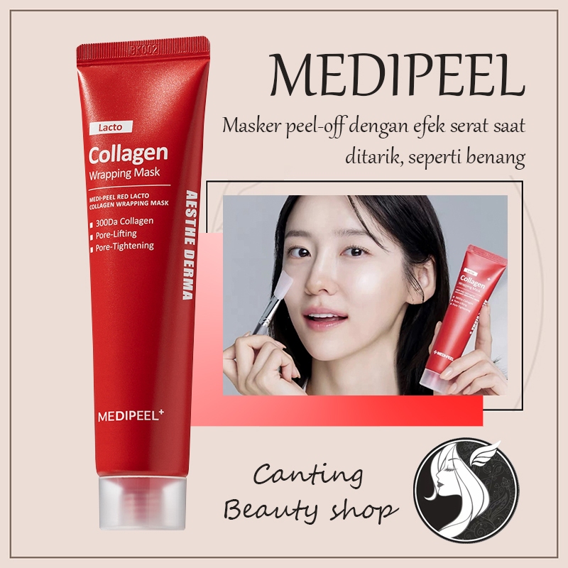 Jual MEDIPEEL Red Lacto Collagen Wrapping Mask 70ml 100%ORI | Shopee ...