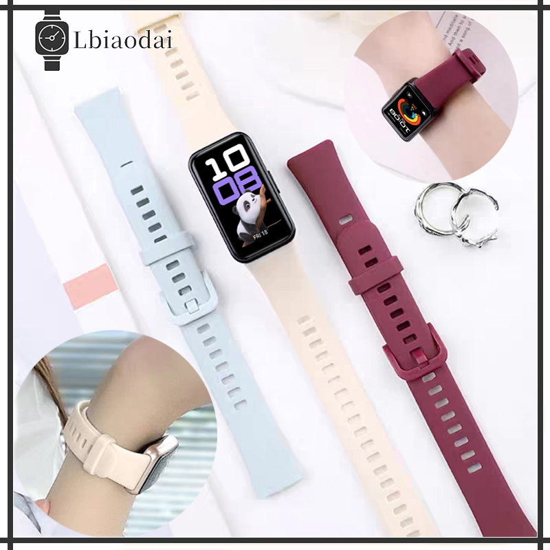 Jual Silicone Strap Huawei Band 10 9 8 7 6 / 6 Pro Honor Band 6 7 Polos Sport Soft Hematacc ...