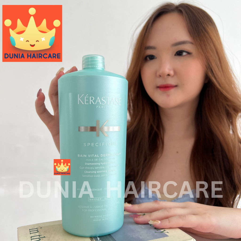 Jual Kerastase Shampoo BAIN VITAL DERMO CALM 1000ml - Shampoo Kulit ...