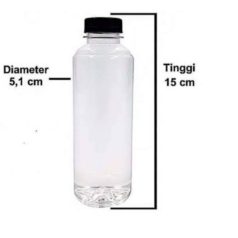 Jual Botol Plastik 250 ml Almond| Botol Minuman Satuan | Botol Plastik ...