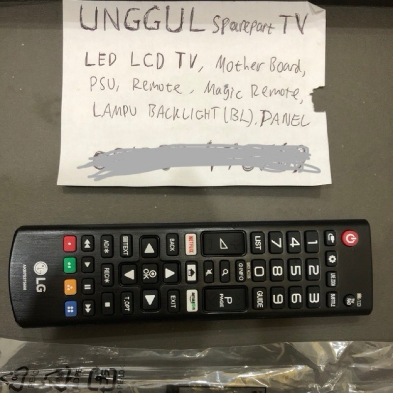 Jual Remote Smart TV LG ORIGINAL - Remote LG - Remote TV - Remote LG ...