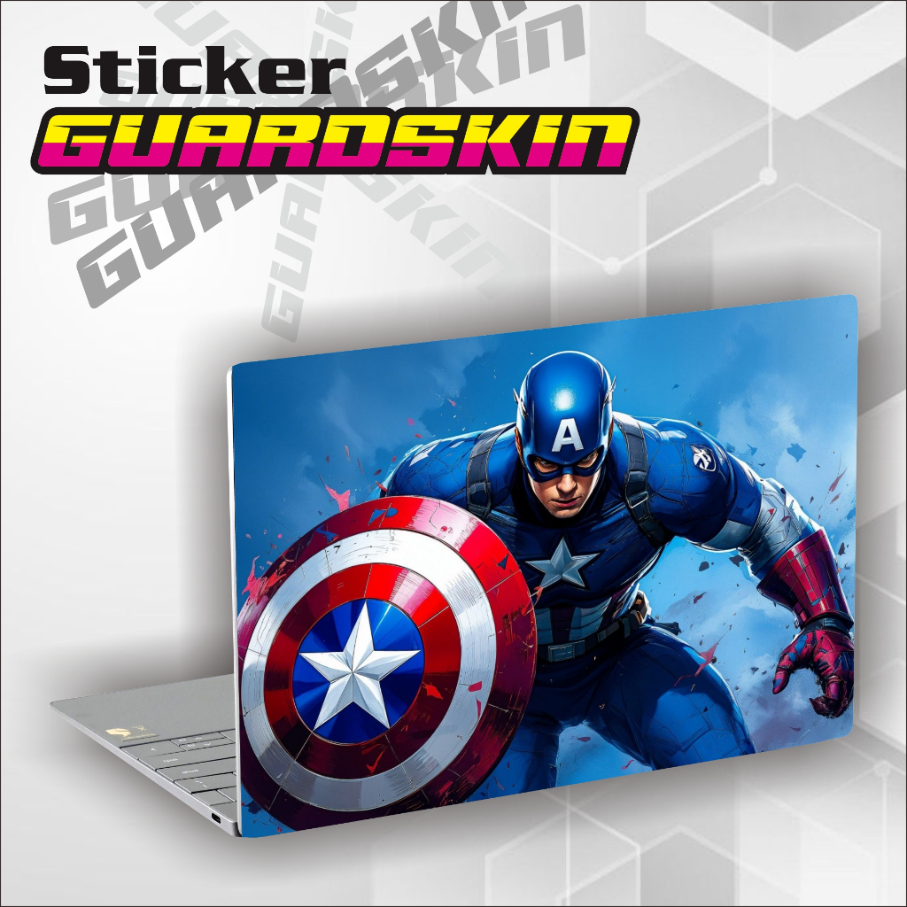 Jual Sticker Laptop Stiker Notebook Cover Anti Gores Protector Captain ...