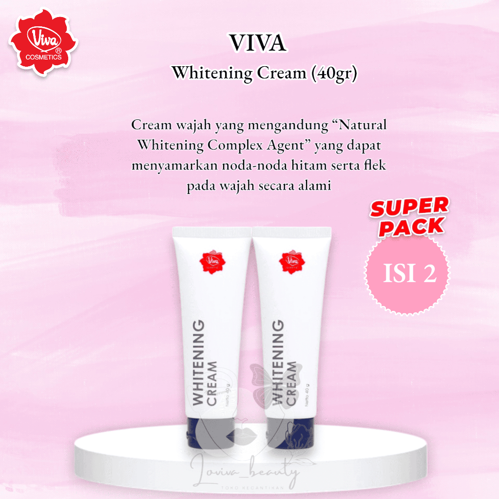 Jual [Super Pack] Viva Whitening Cream 40gr BIG SIZE | Shopee Indonesia